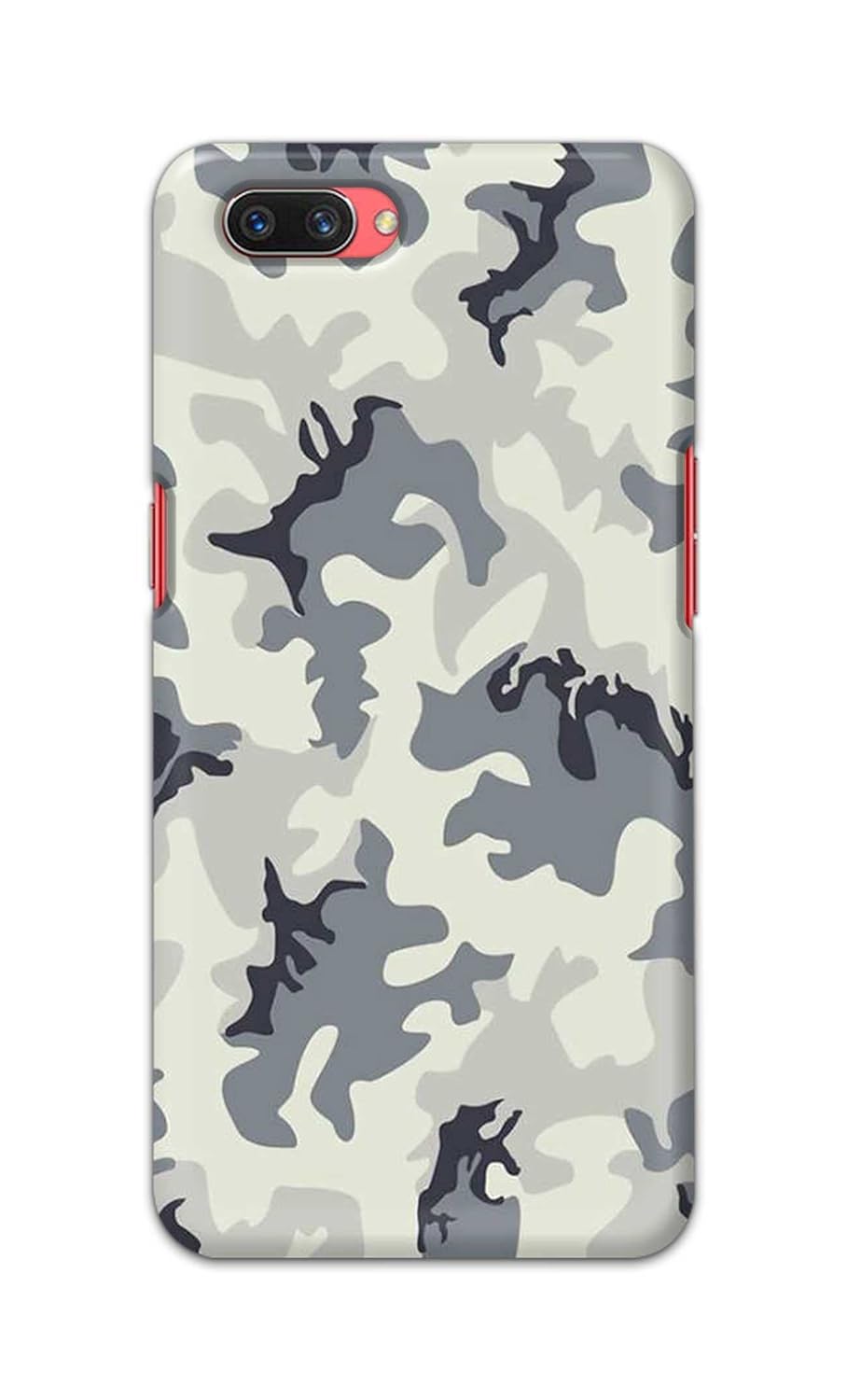 PRINTFIDAA® Printed Hard Back Cover for Oppo A3s Back Cover (Army ...