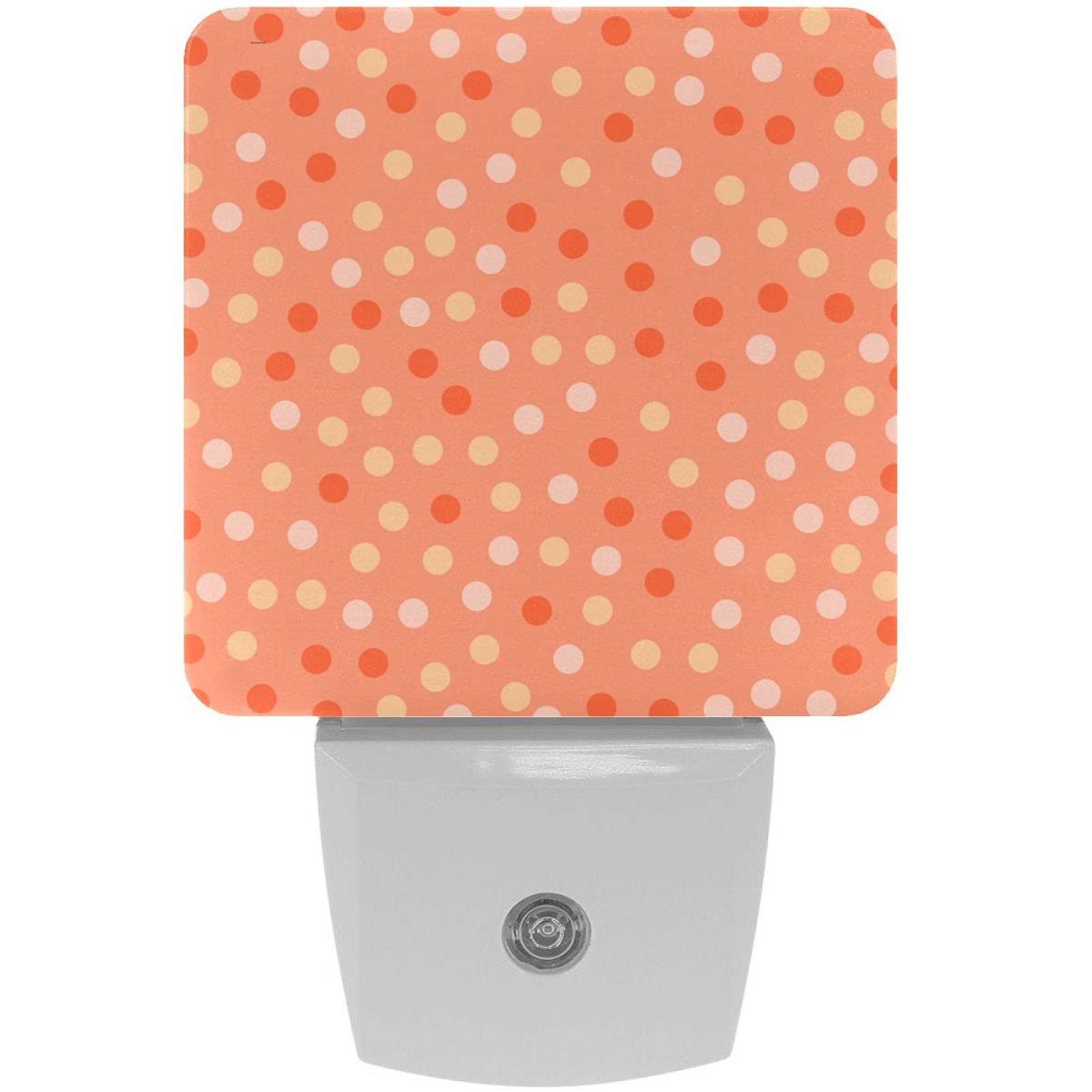 Light Orange Polka Dots