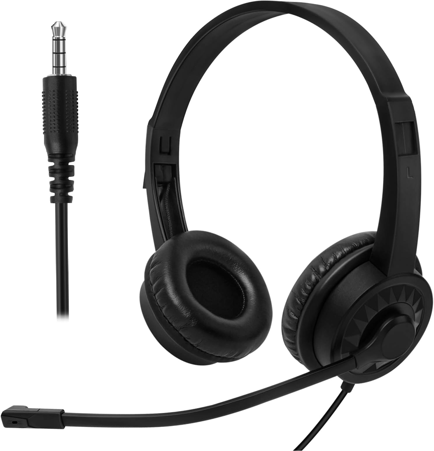 Amazon.com: MANHATTAN USB Headset with Mic & Long 5 ft Cable - Dual ...