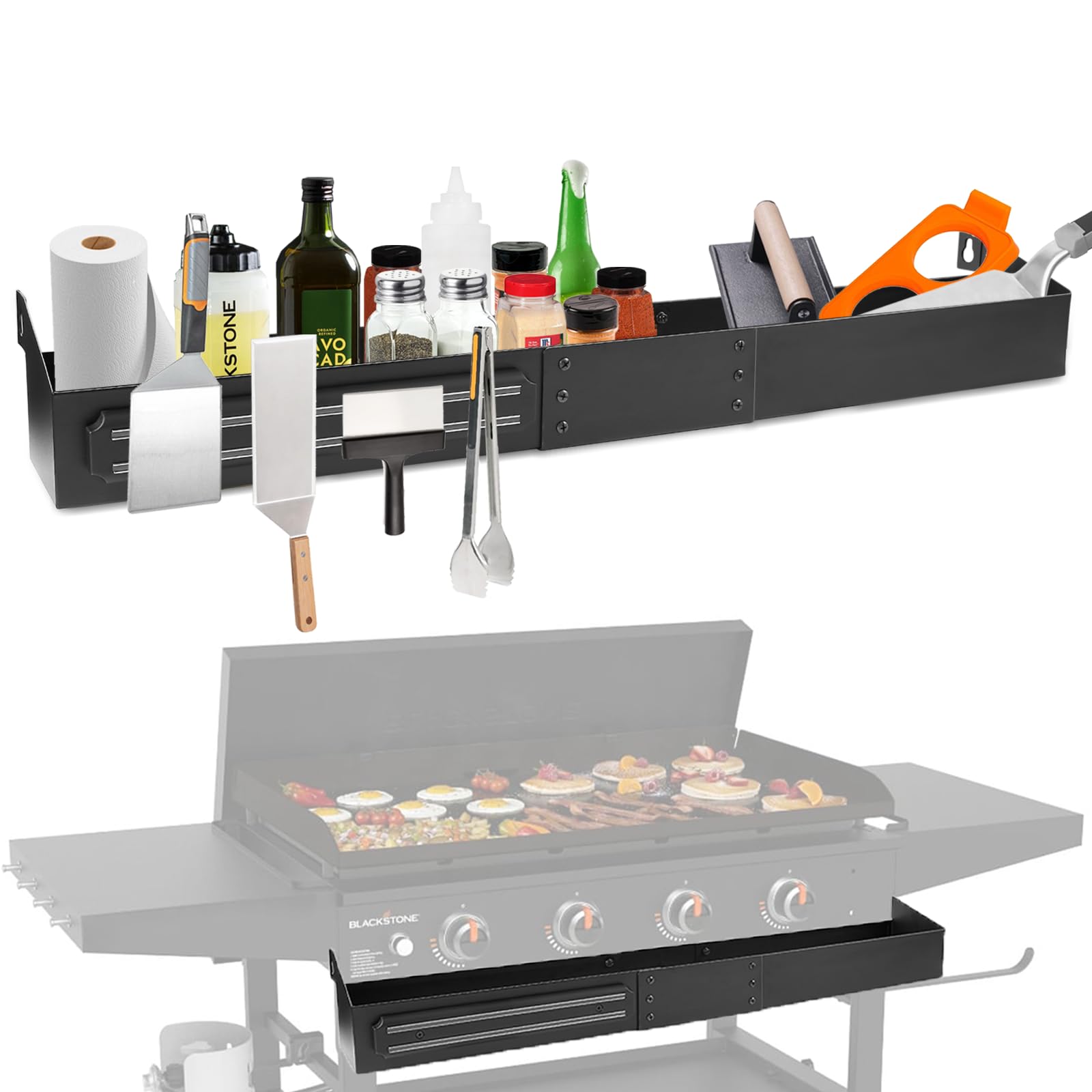 Snapklik.com : Front Griddle Caddy For Blackstone 36 Inch
