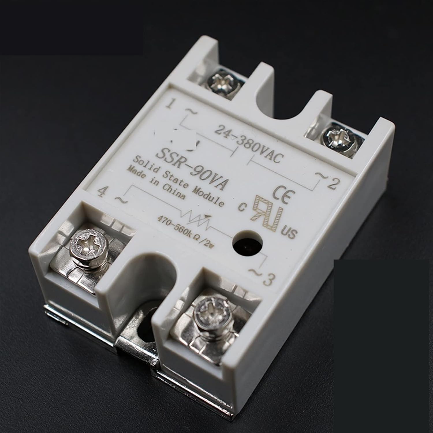 Amazon.com: FOUNCY 1Pcs Solid State Relay Module SSR-90VA 90A 500K Ohm ...