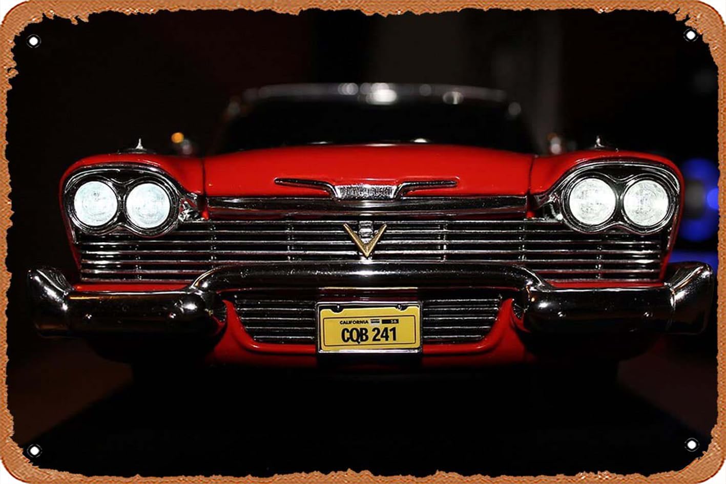 Amazon.com: AirBnk Stephen Kings Christine Poster Metal Tin Sign 8" x ...