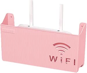 MAYJAI Hanging Router Storage Box PVC Router Storage Wall Shelf Wifi ...