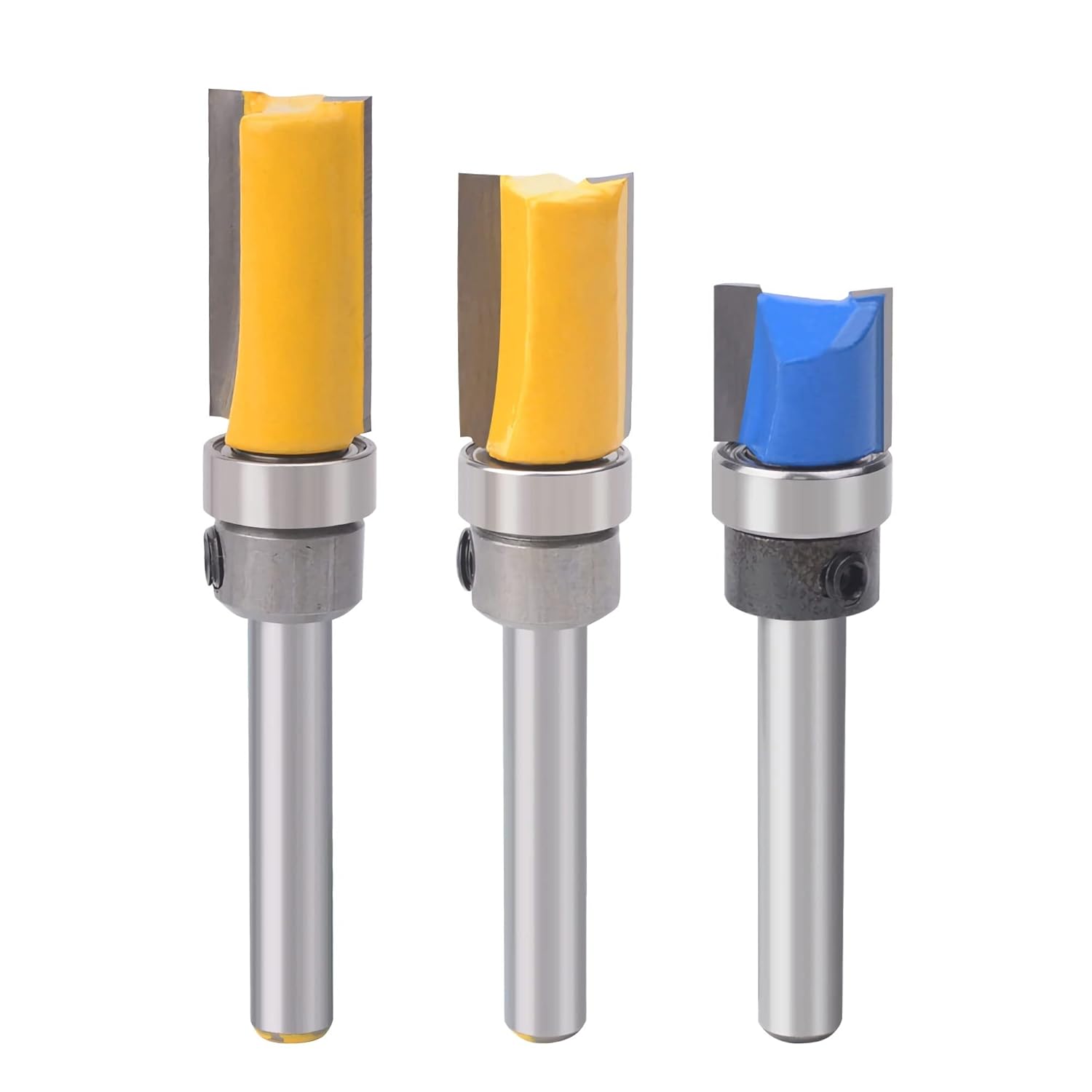 Fraise Droite Defonceuse Jeu de 3 Fraises en Alliage Dur à Double ...