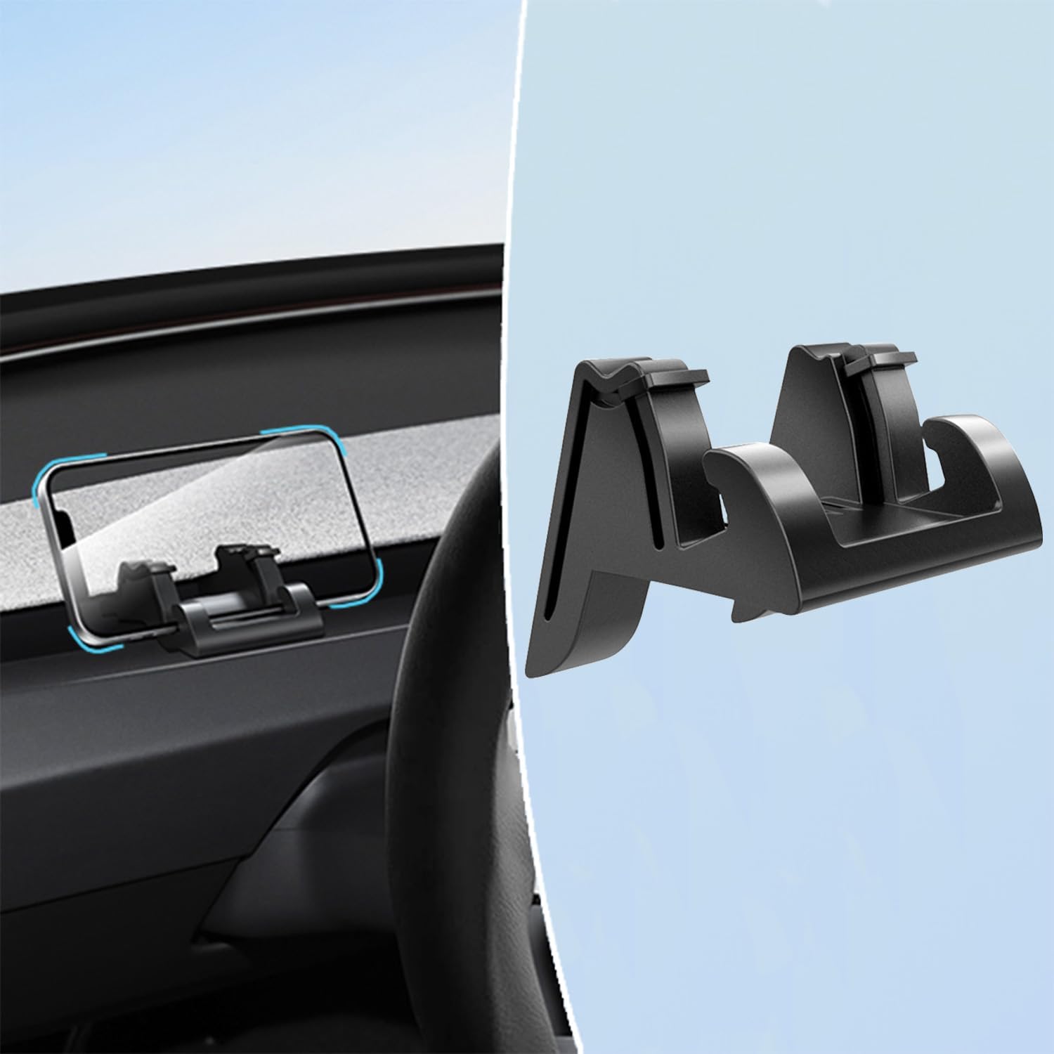 Amazon.com: yimoyop Silicone Car Cell Phone Mount On The Vent for Tesla ...