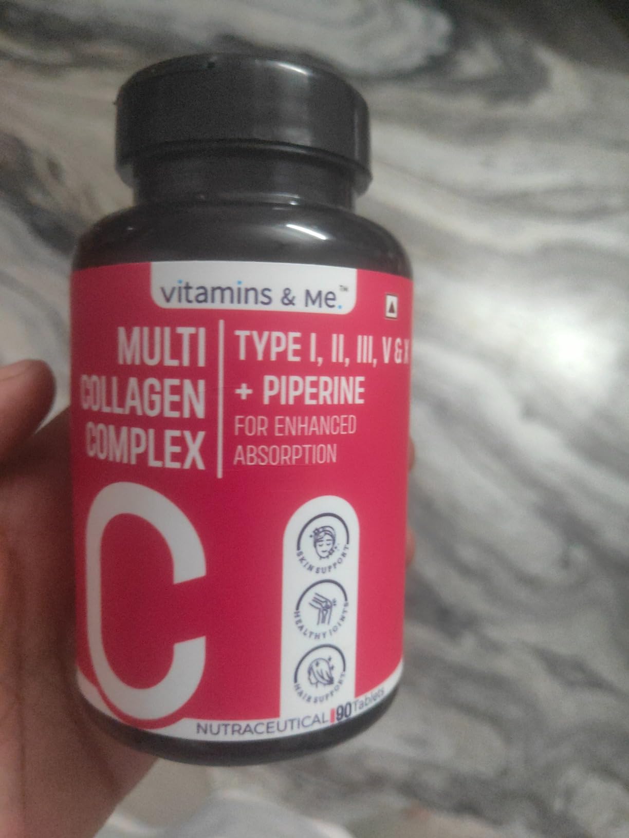 Multi Collagen Complex with Type I, II, III, V & X + Piperine by ...