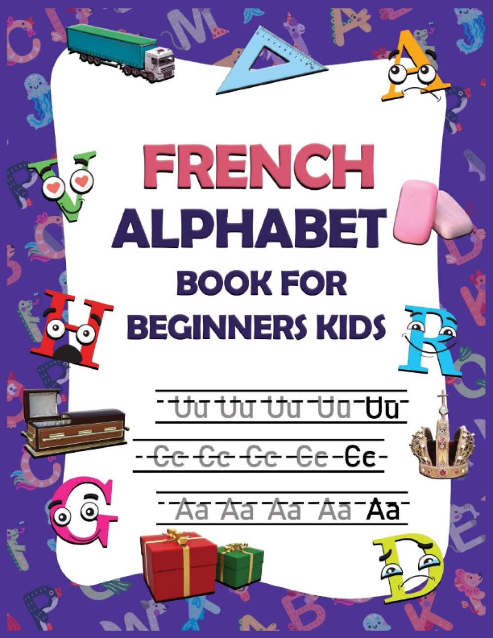 French alphabet book for beginners kids: my first French alphabet words ...
