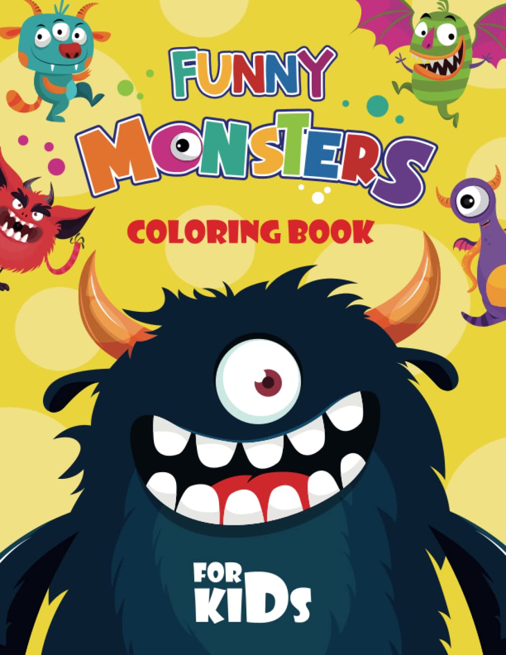 Buy Funny Monsters Coloring Book: Cute and Fun Coloring Pages of ...