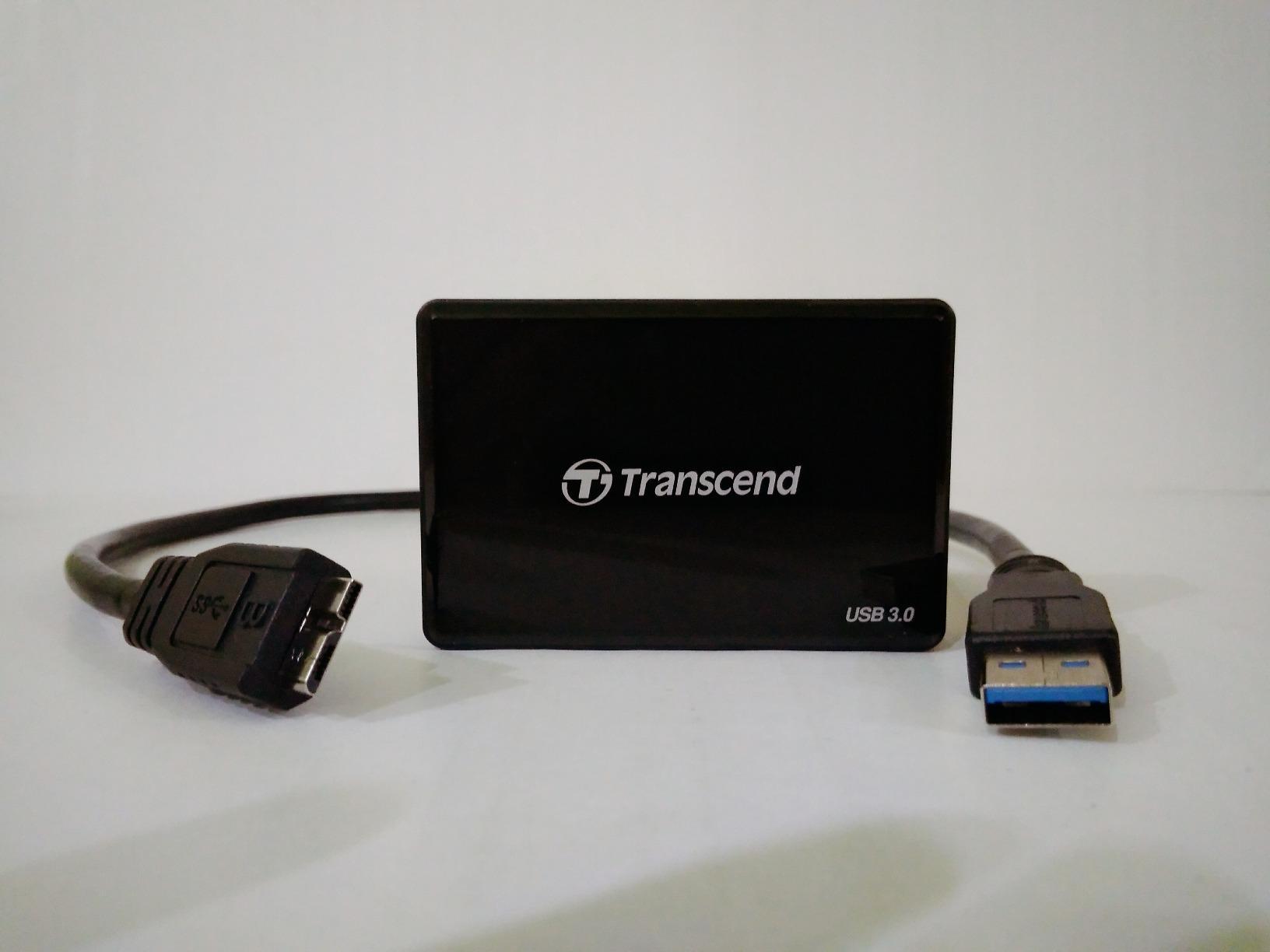 Transcend RDF8K2 External Card Reader USB 3.1 for SDXC/SDHC UHS-I ...