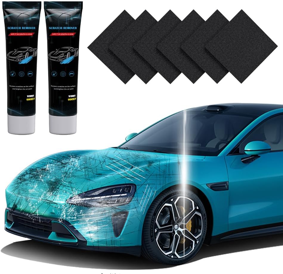 Amazon.com: Huotwoe Car Scratch Remover,2025 Nano Sparkle Cloth Car ...