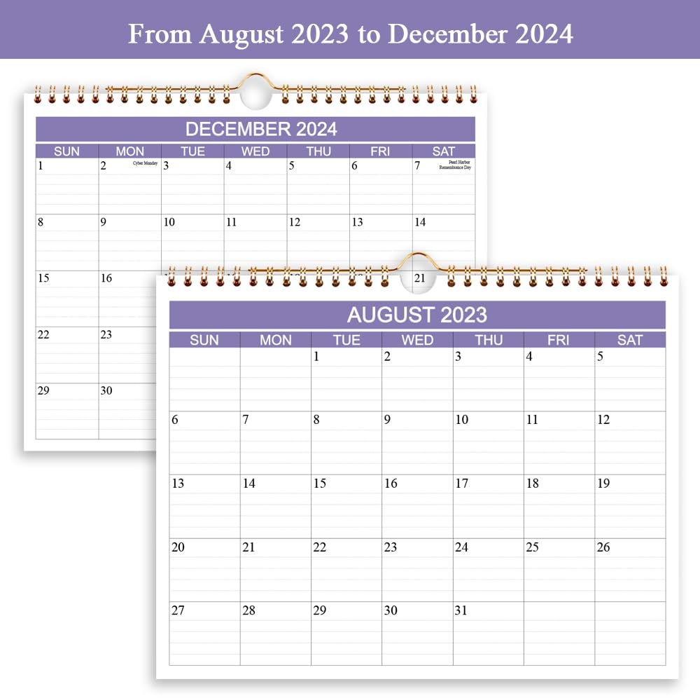 Snapklik.com : 2024 Calendar- Wall Calendar 2024 Runs From January 2024 ...