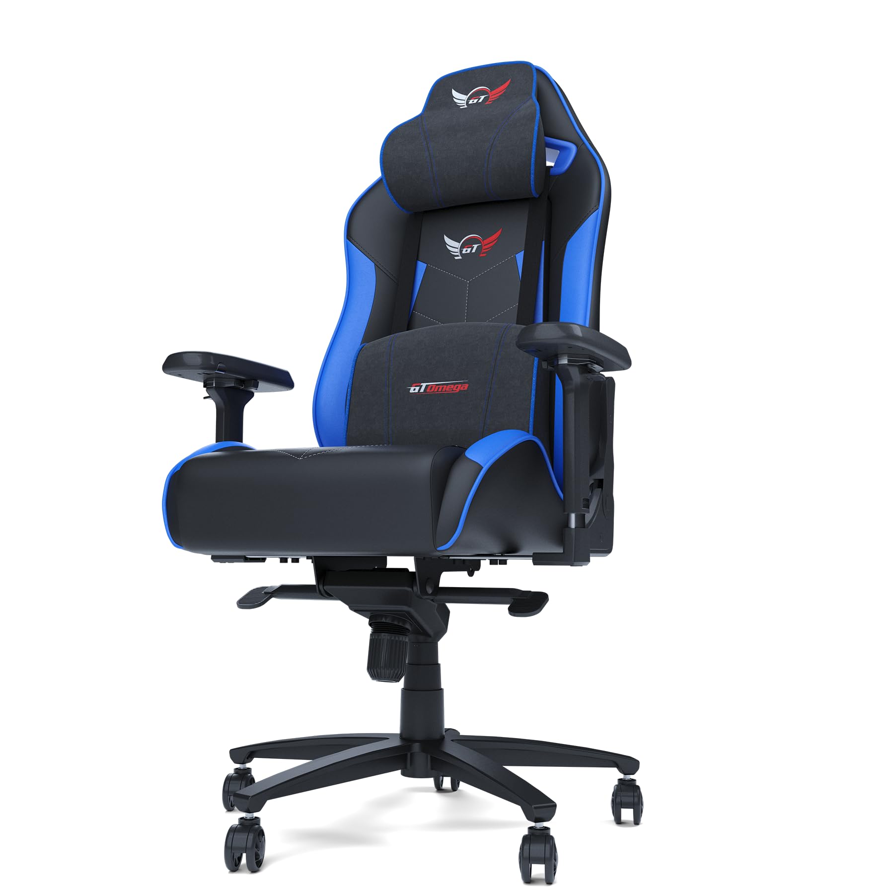 Gt Omega Elite Racing Gaming Chair With Lumbar Support Ergonomic ...