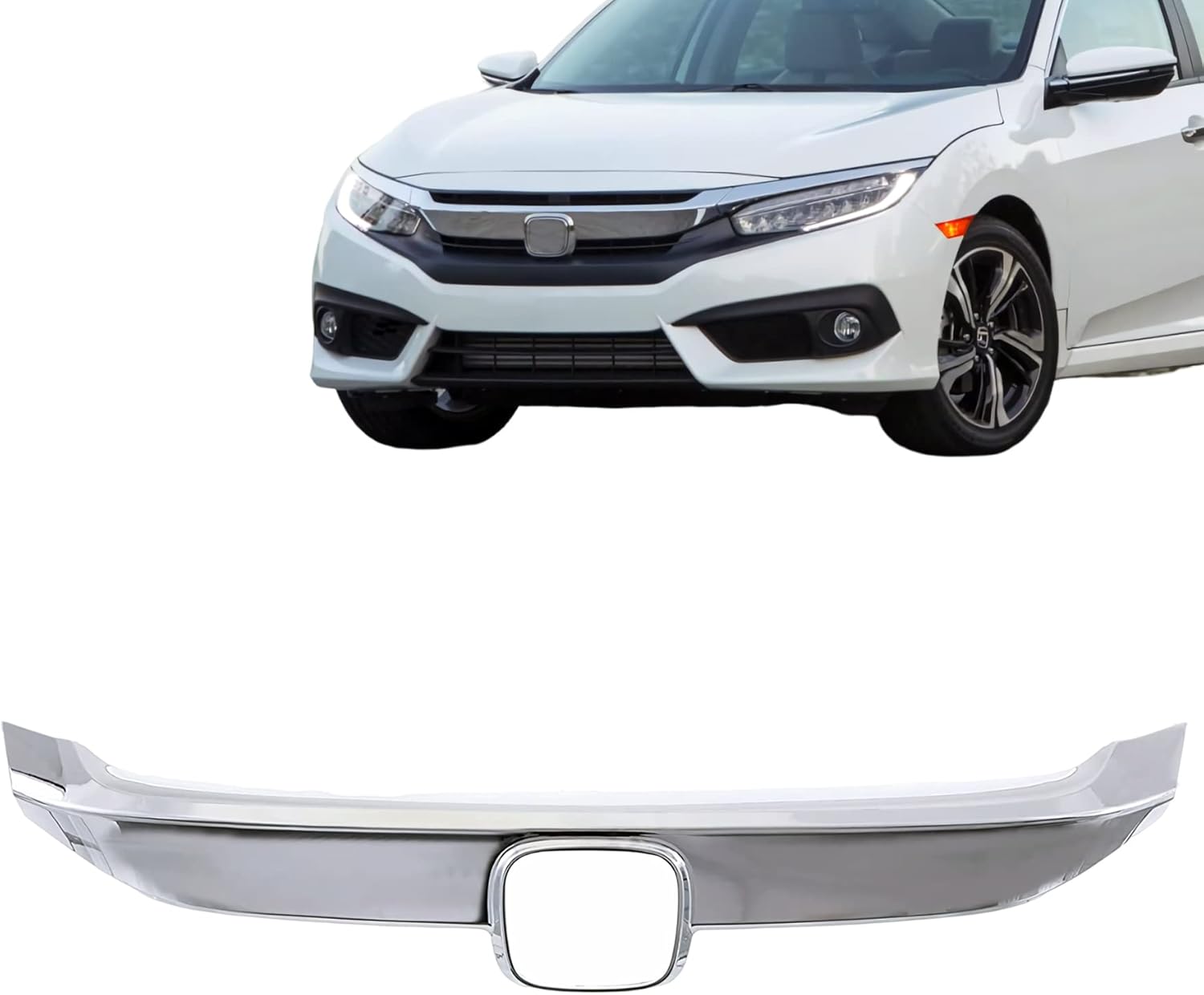 Amazon.com: CarPartsDepot New Front Grille Molding Grill Trim Without ...