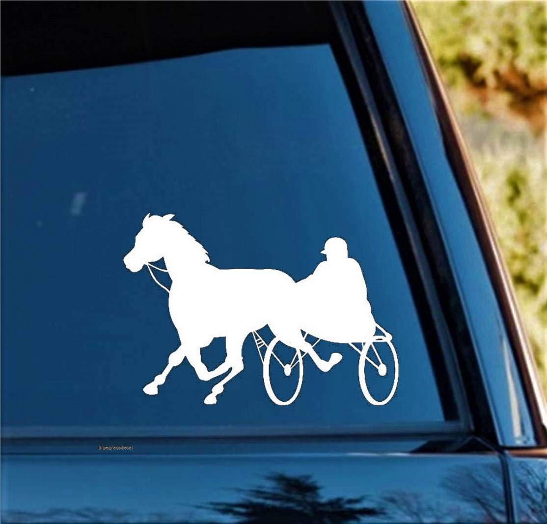 Amazon.com: Harness Racing Horse Vinyl Decal Sticker for Car Truck SUV ...