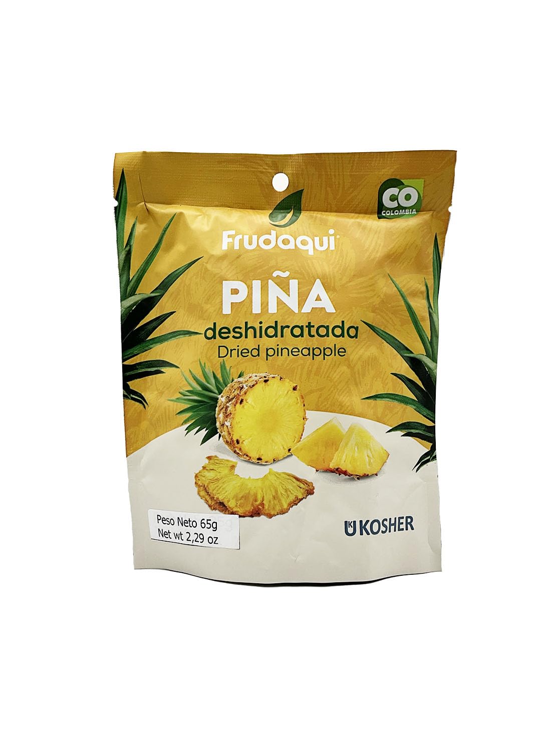 Piña Deshidratada De Primera Calidad Piña Seca Premium 140g, Rodajas
