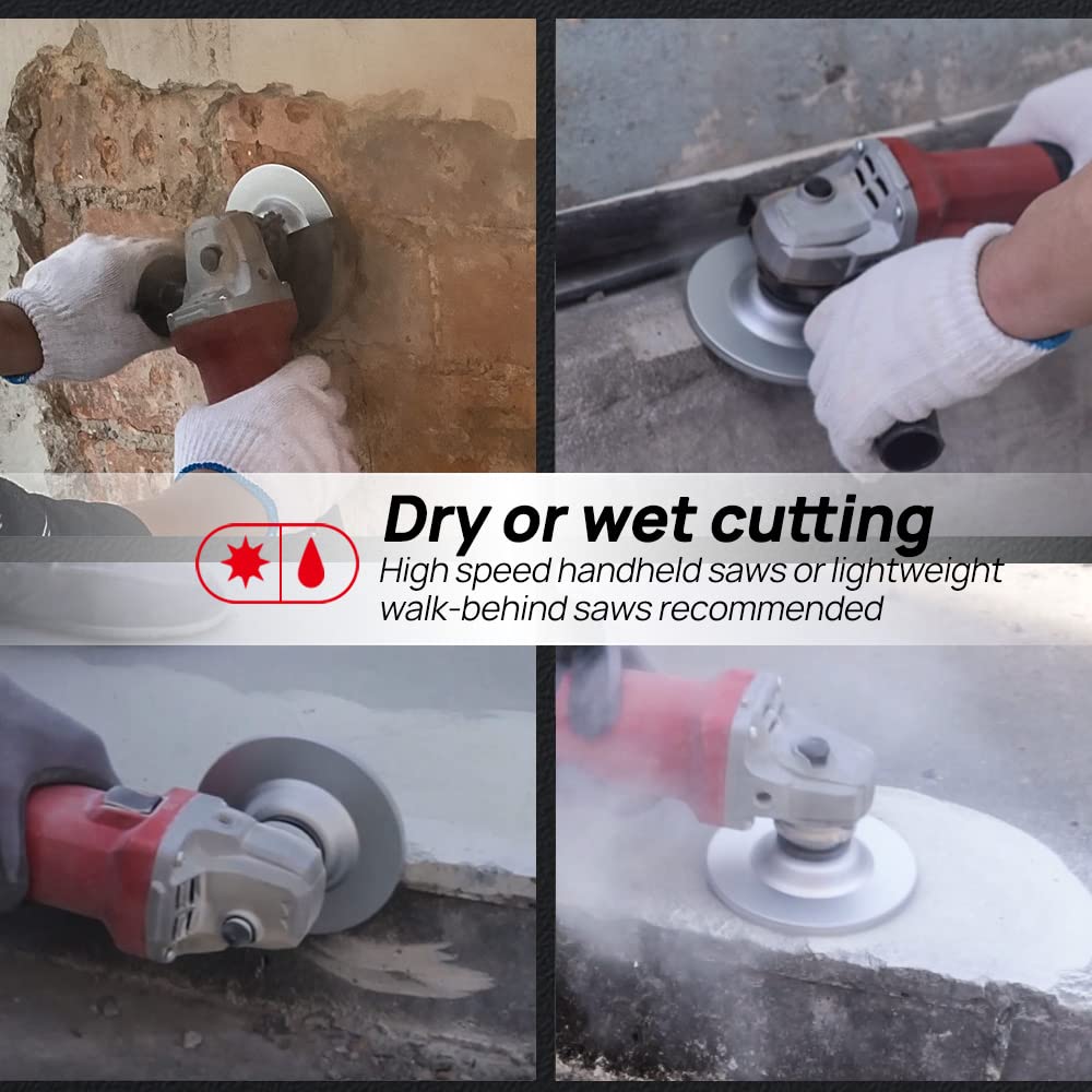 Snapklik.com : Diamond Grinding Wheel 4-1/2 Inch Inch For Concrete ...
