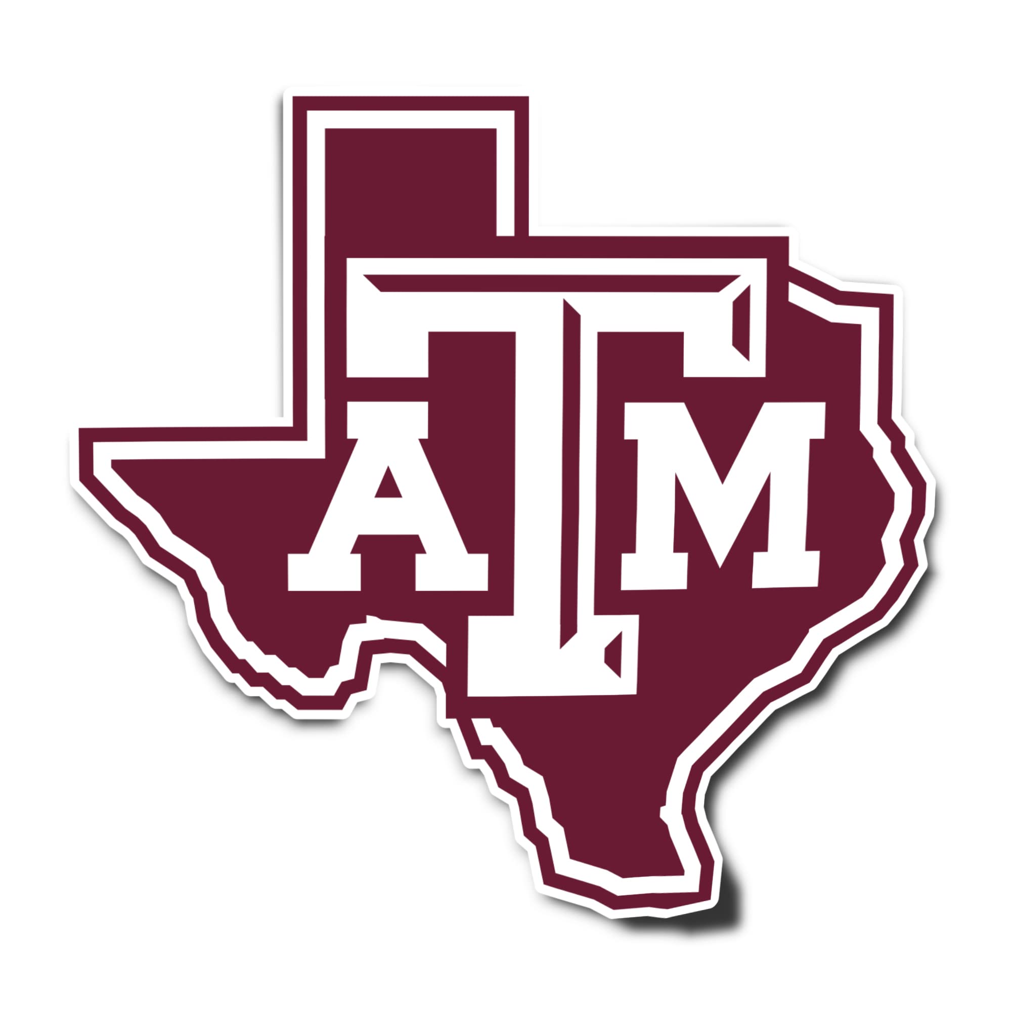 Amazon.com: Desert Cactus Texas A&M University Sticker Aggies TAMU ...
