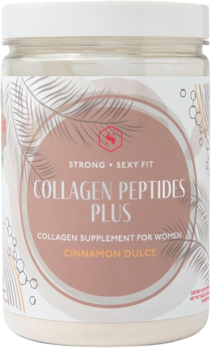Amazon.com: Strong + Sexy Fit Collagen Peptides Plus Powder with ...