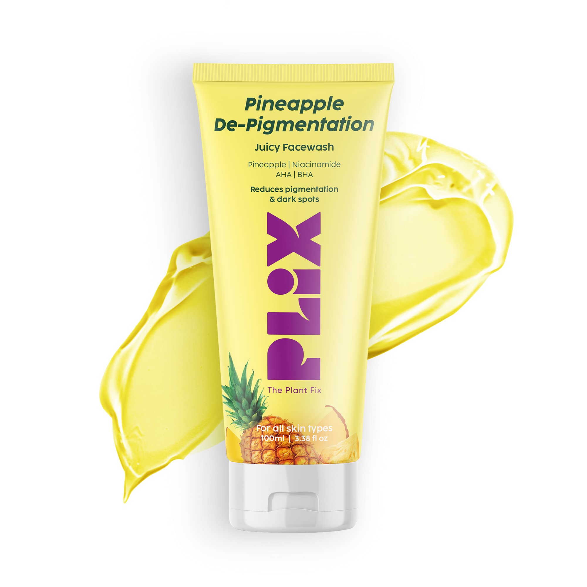 PLIX - THE PLANT FIX 5% Pineapple Foaming Facewash For Depigmentation ...