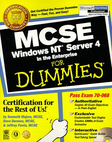 McSe Windows Nt Server 4 in the Enterprise for Dummies: Majors, Ken ...