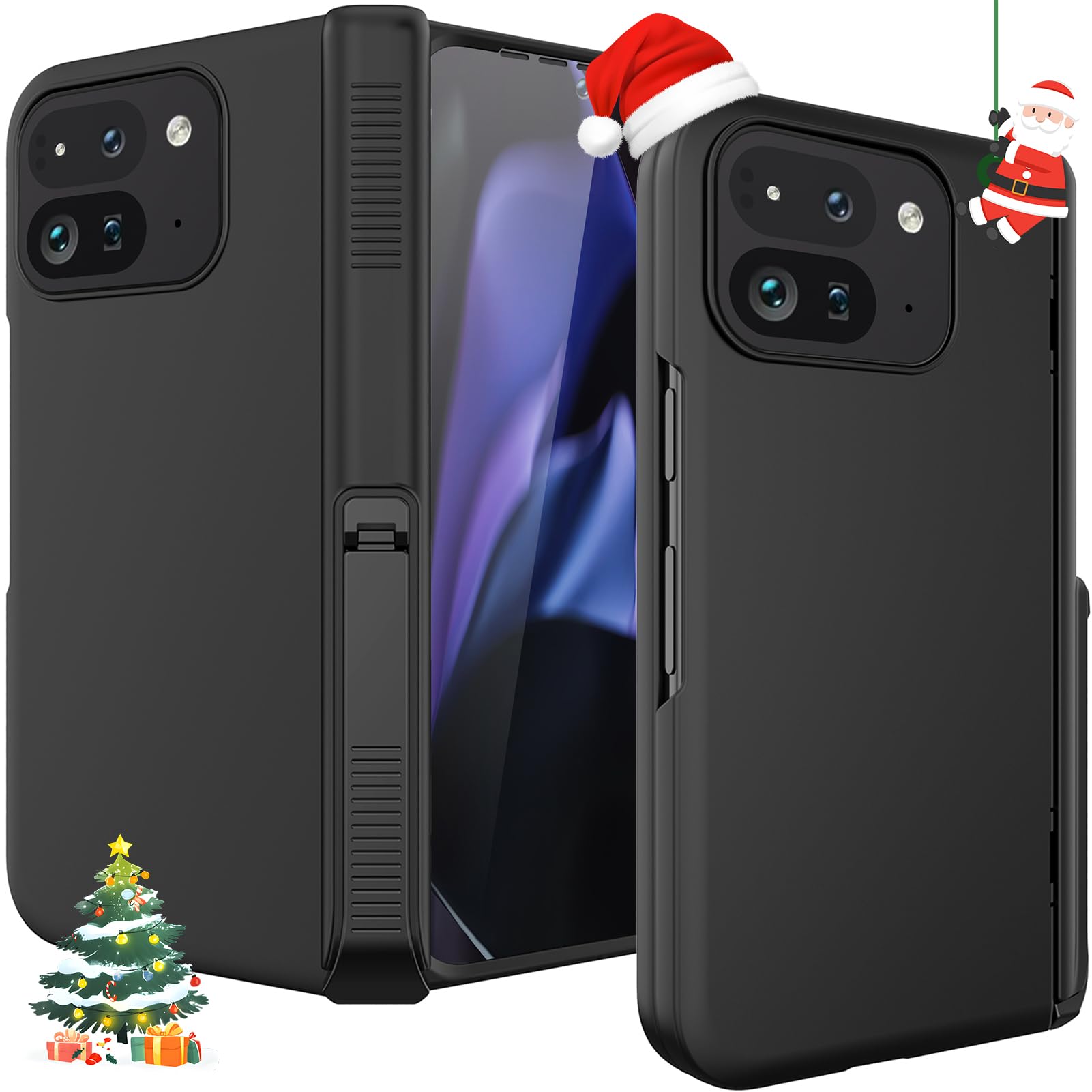 Miimall Coque pour Google Pixel 9 Pro Fold avec Support et Protecteur D ...