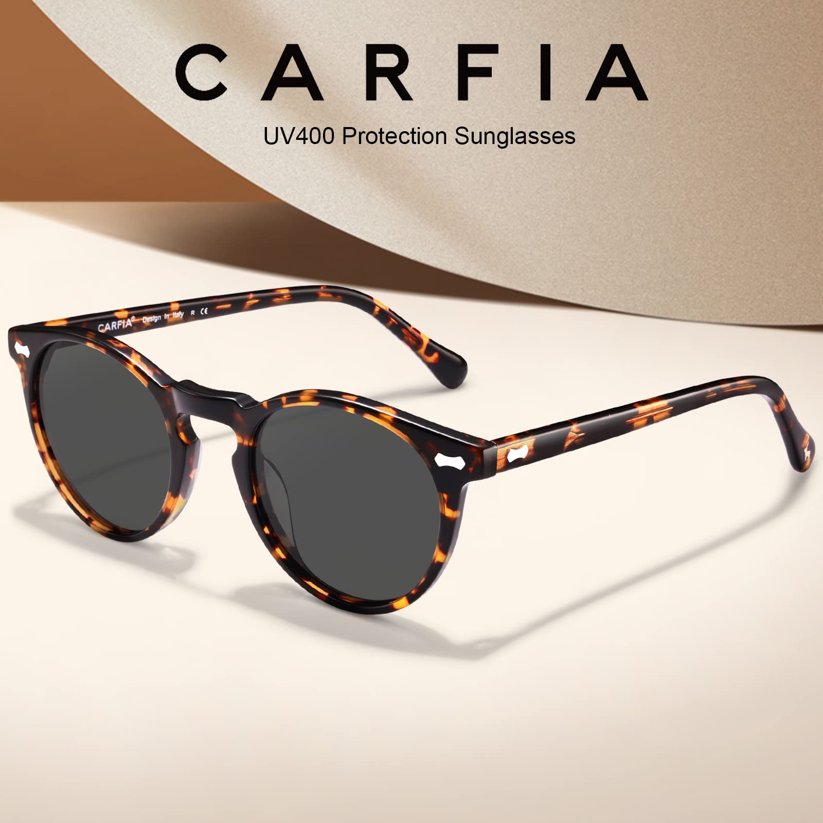 Snapklik.com : CARFIA Small Face Acetate Polarized Sunglasses For Women ...