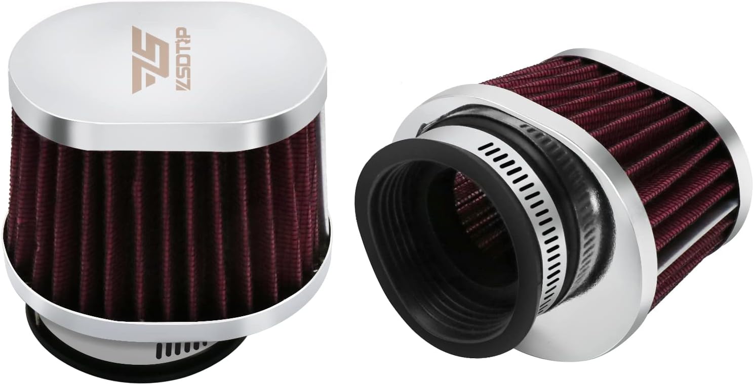 Amazon.com: 2PCS Motorcycle Air Filter Universal 45MM Replacement ...
