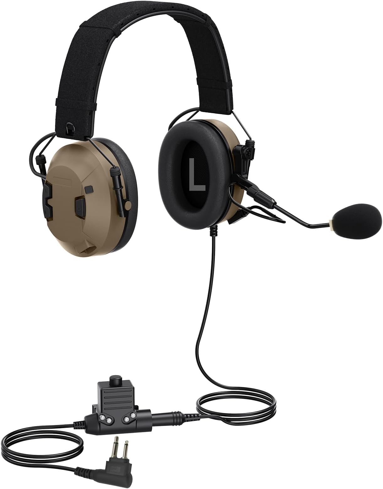 Amazon.com: ANC Noise Canceling Headset Tactical Ptt Noise Reduction ...