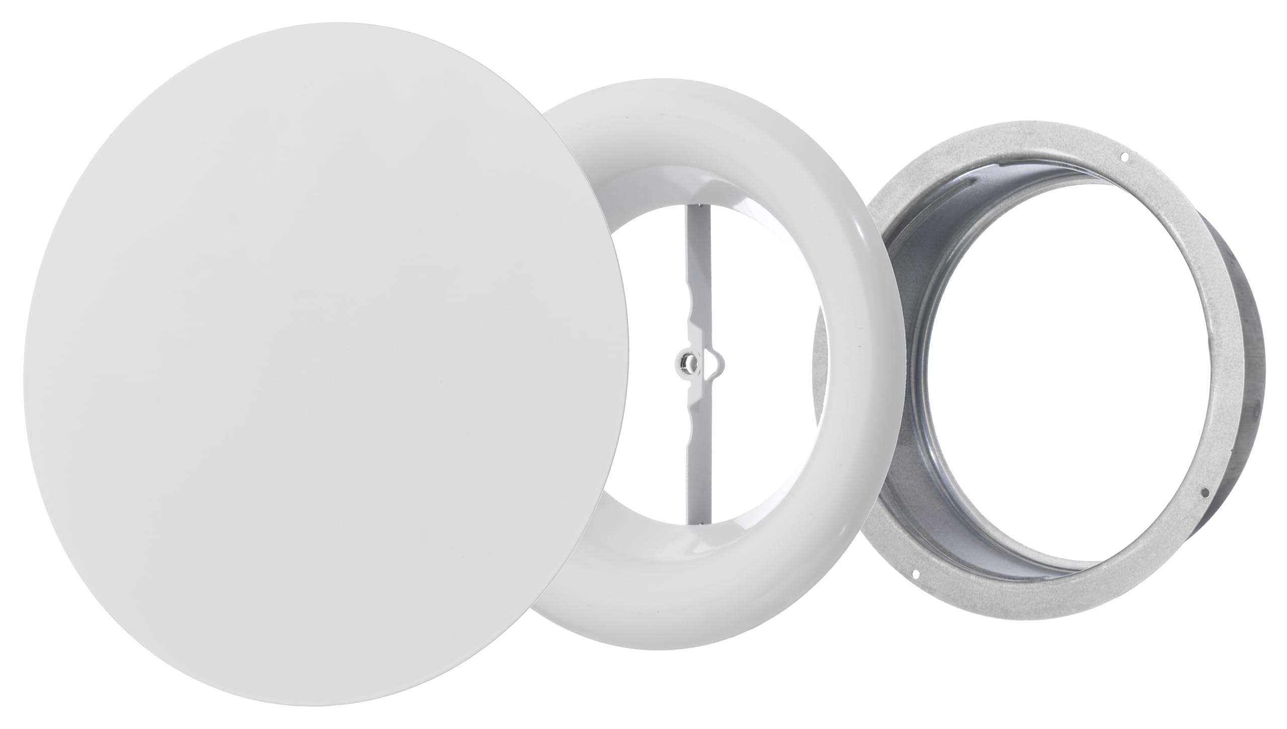 Steinberg14 White Air Vent Diffuser - 6 inch Vent Cover - Metal ...