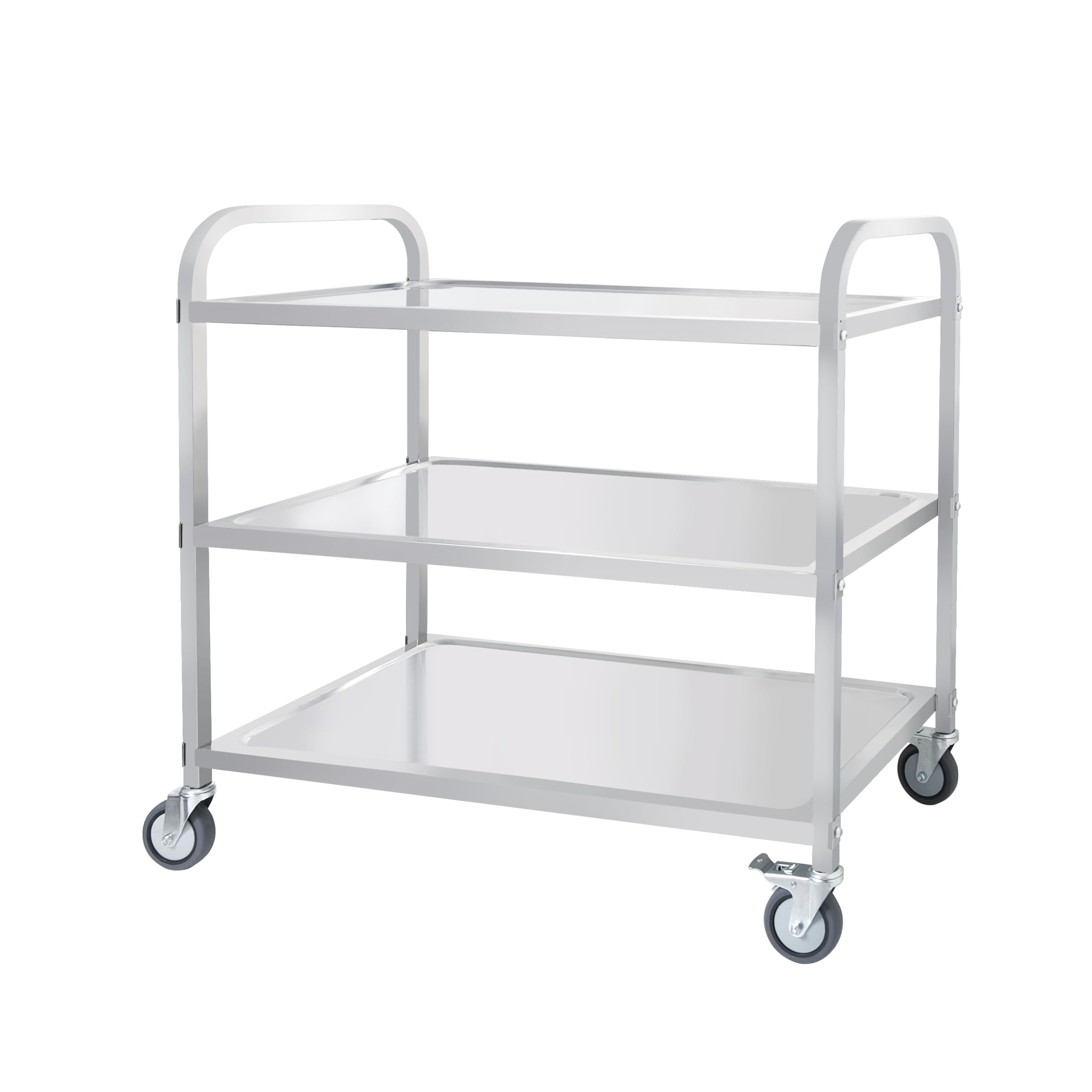 Amazon.com: RAYOCON 3 Tier Stainless Steel Cart Utility Serving Cart ...