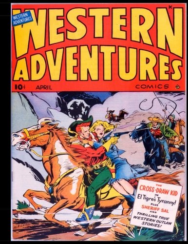 Western Adventures Comics #4: Golden Age Western Frontier Comic 1949 ...