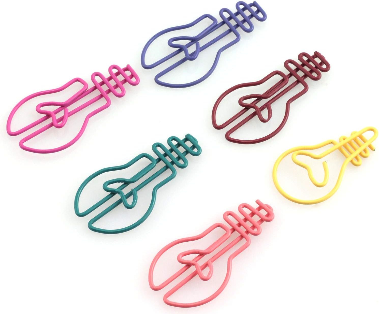 Amazon.com : RuiLing 60 Pack Cute Fun Paper Clips Creative Bulb Shape ...