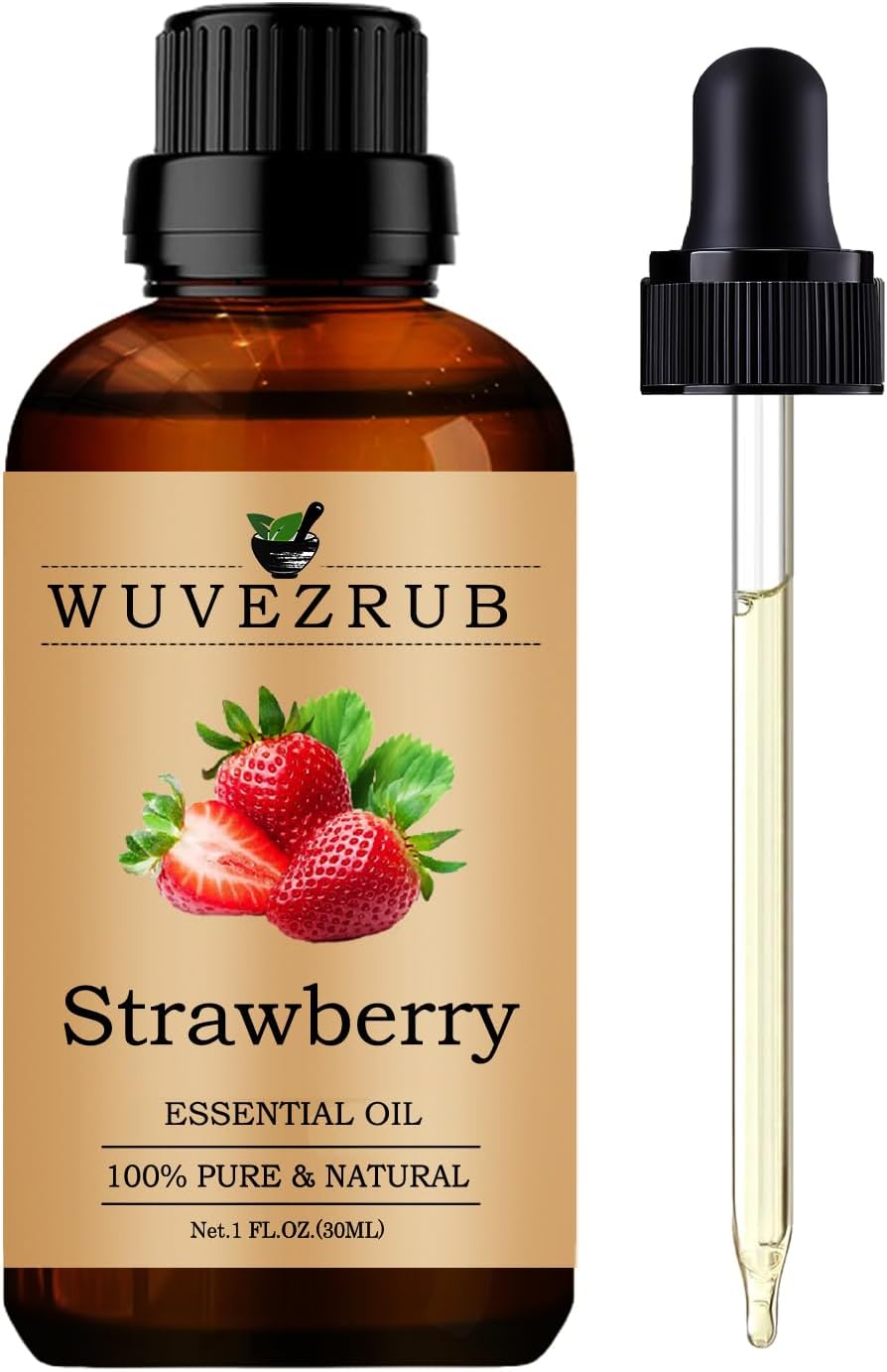 Amazon.com: Strawberry Essential Oils Organic, 30ML Pure and Natural ...