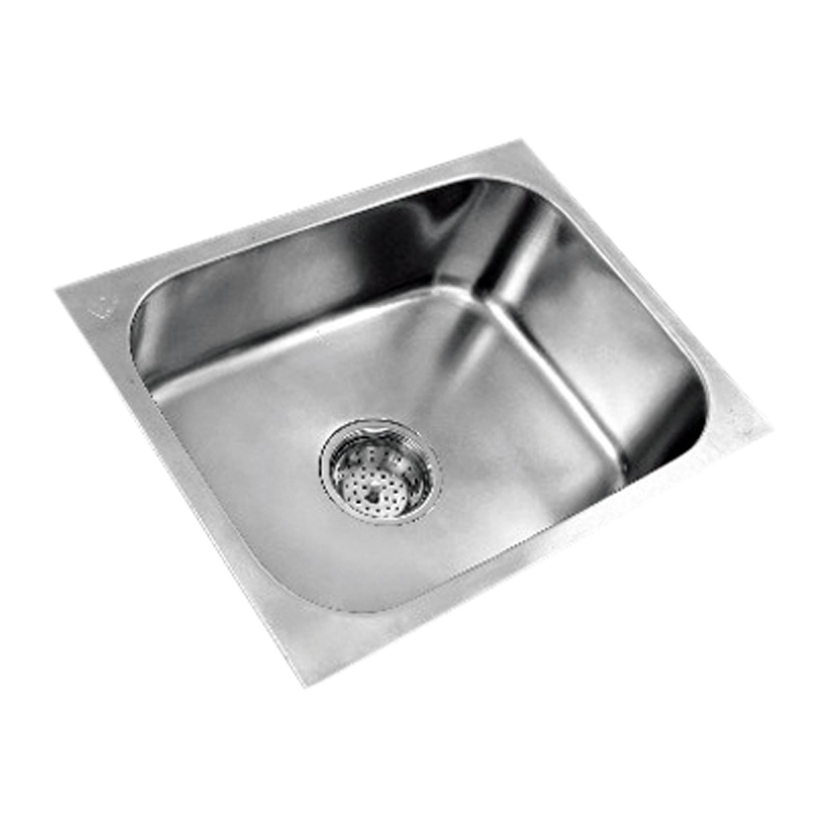 Aditya Stainless Steel Single Bowl Sink (Glossy, 24X18 Inch) : Amazon ...