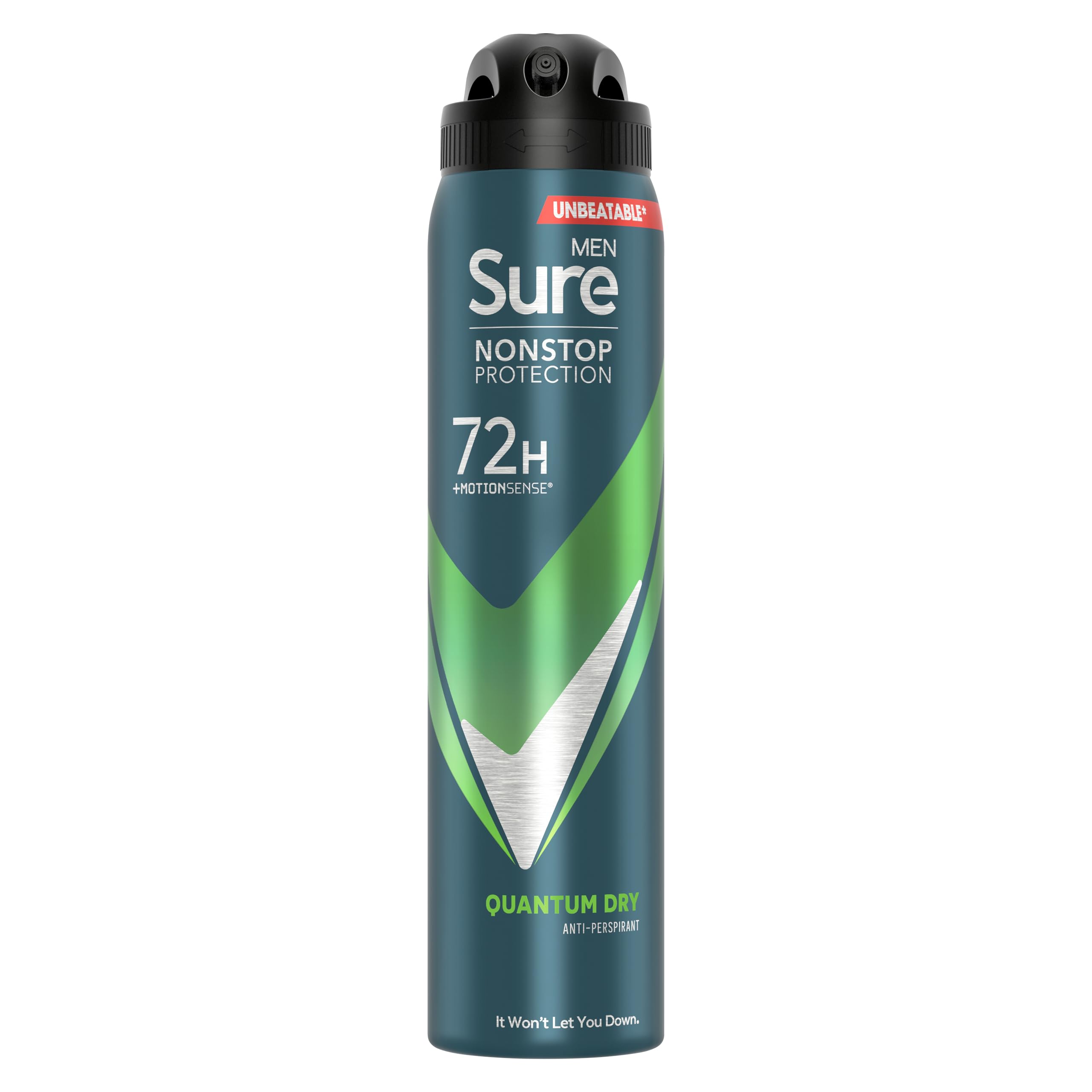 Sure Men Quantum Dry Nonstop Protection Anti-perspirant Deodorant ...