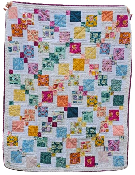 Amazon.com: Handmade Quilt, Ruby Star Society Quilt, Reading Nook ...