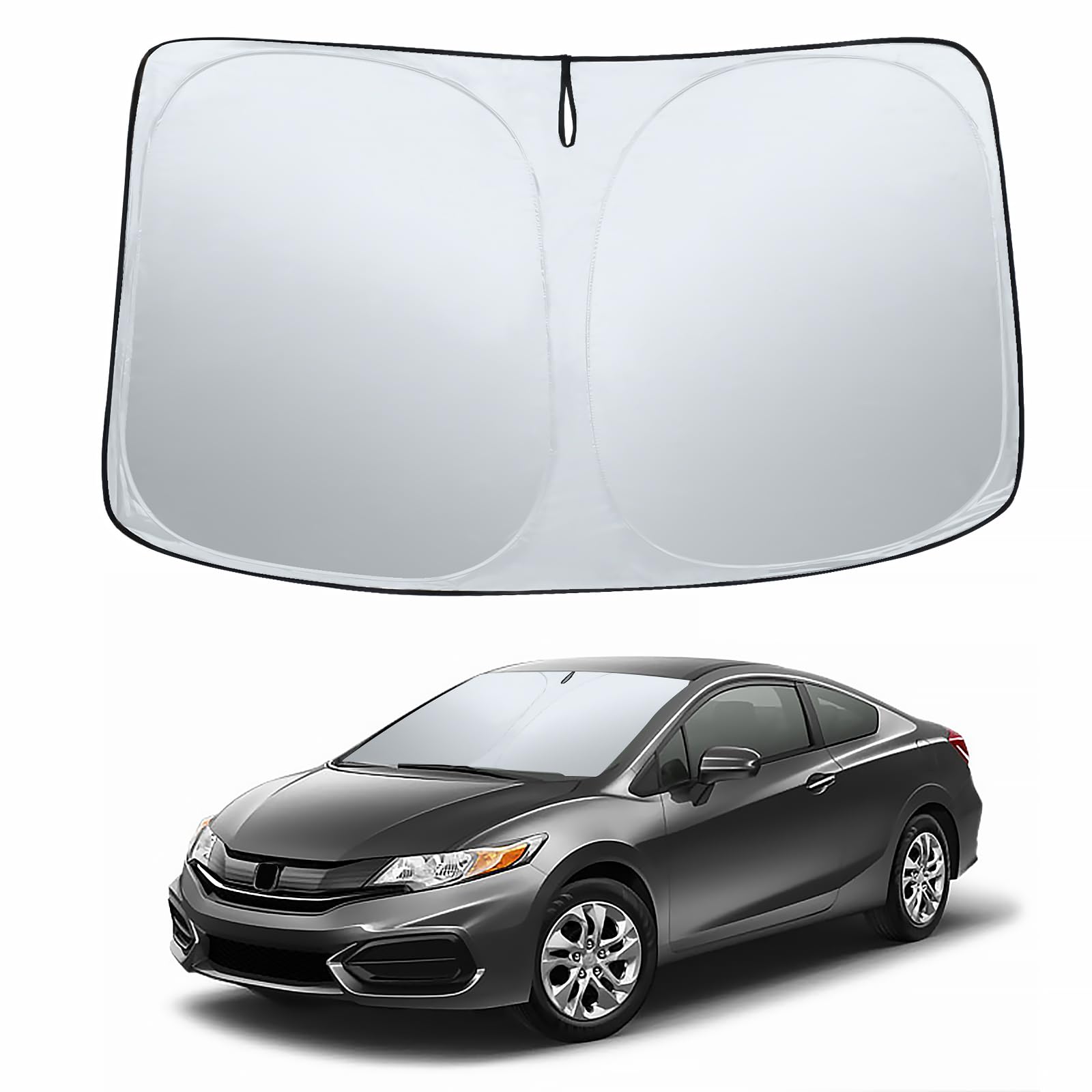 Amazon.com: Sze Windshield Sunshade for Honda Civic 2012-2015 ...