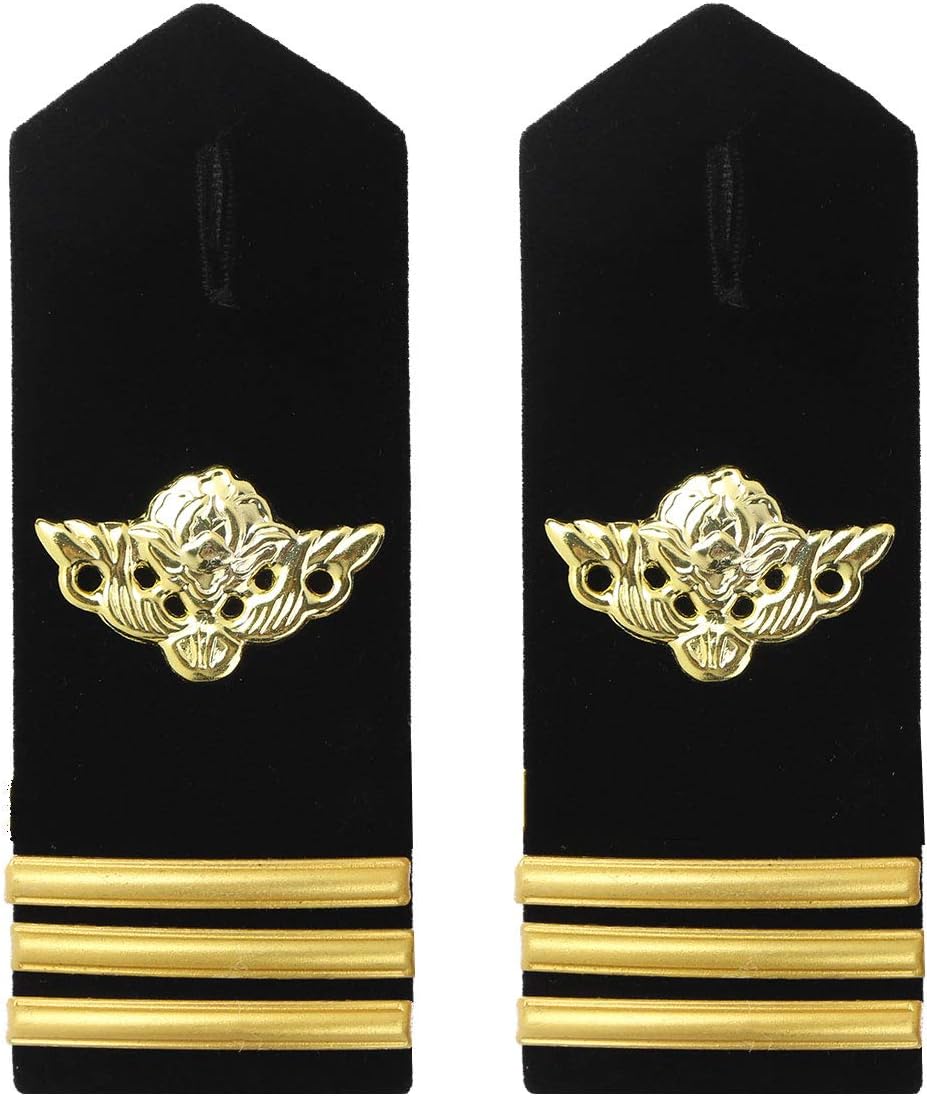 Amazon.com: iiniim Universal Professional Uniform Epaulets with Gold ...