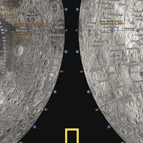 National Geographic: Moon – Poster – 28 x 22 inches – Laminated – BigaMart