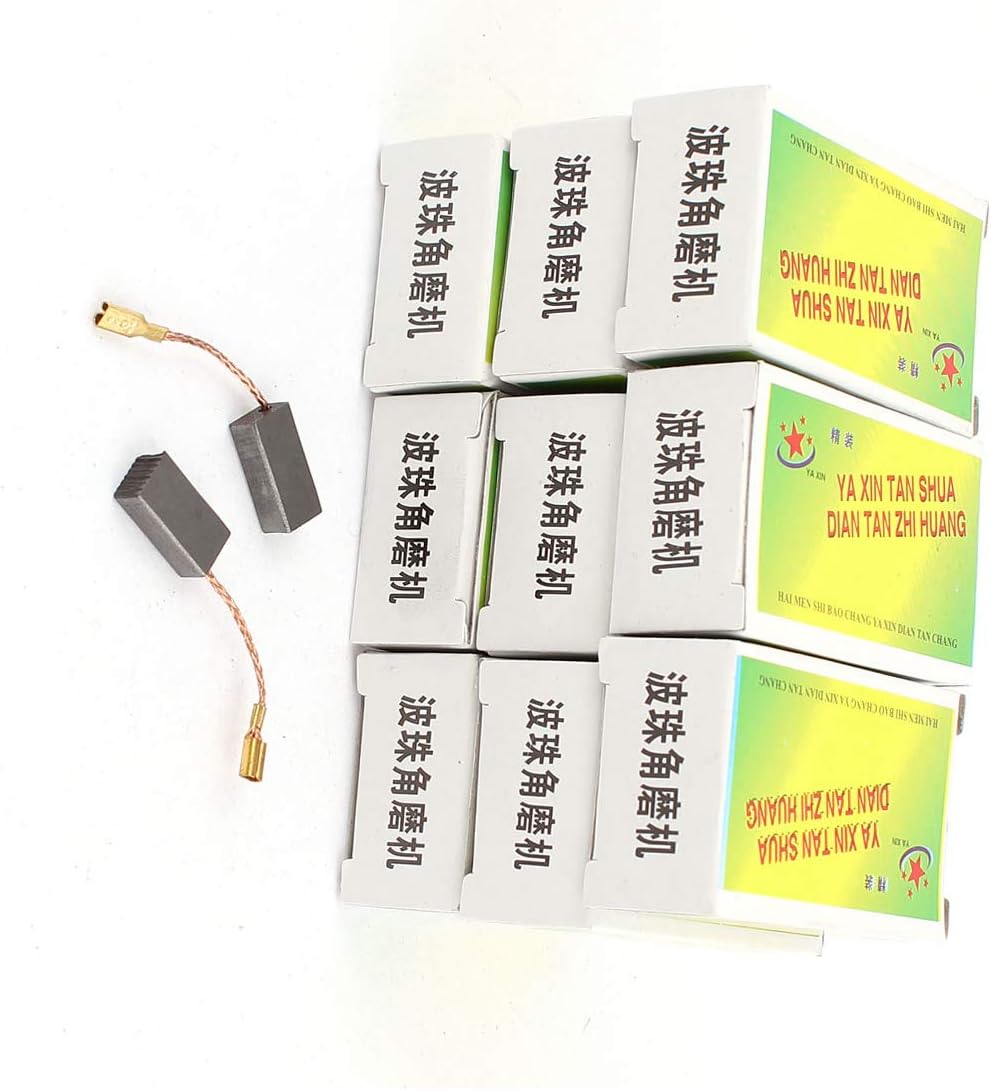 Aexit 10 Pairs Electric Motors Power Tools Carbon Brushes 15mm x 8mm x ...