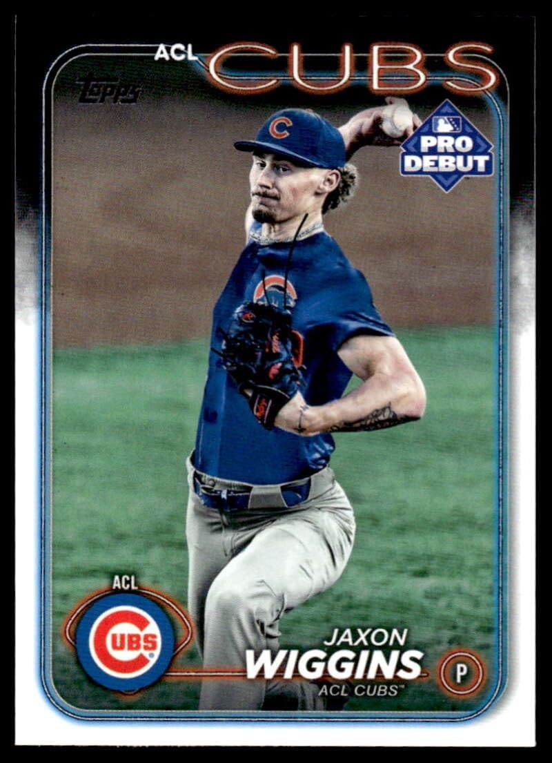 2024 Topps Pro Debut Baseball #PD-90 Jaxon Wiggins ACL Cubs Official ...
