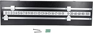 Amazon.com : TRANMERCE Wall Mounted Billiard Score Keeper, Dual Track ...