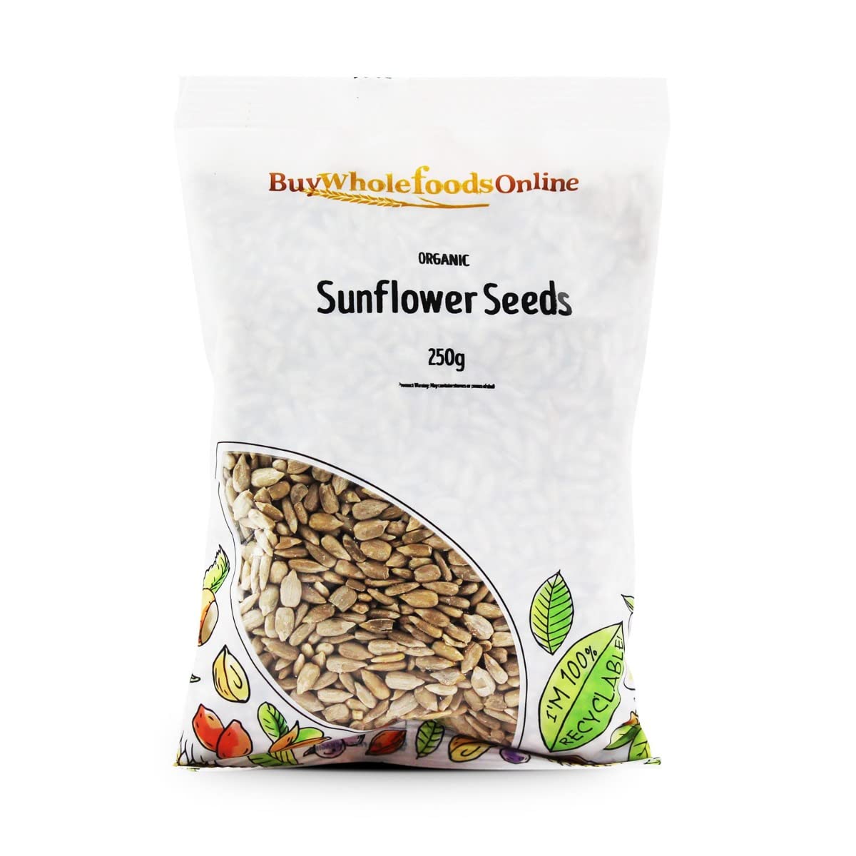 Organic Sunflower Seeds 250g (BWFO) : Amazon.co.uk: Grocery