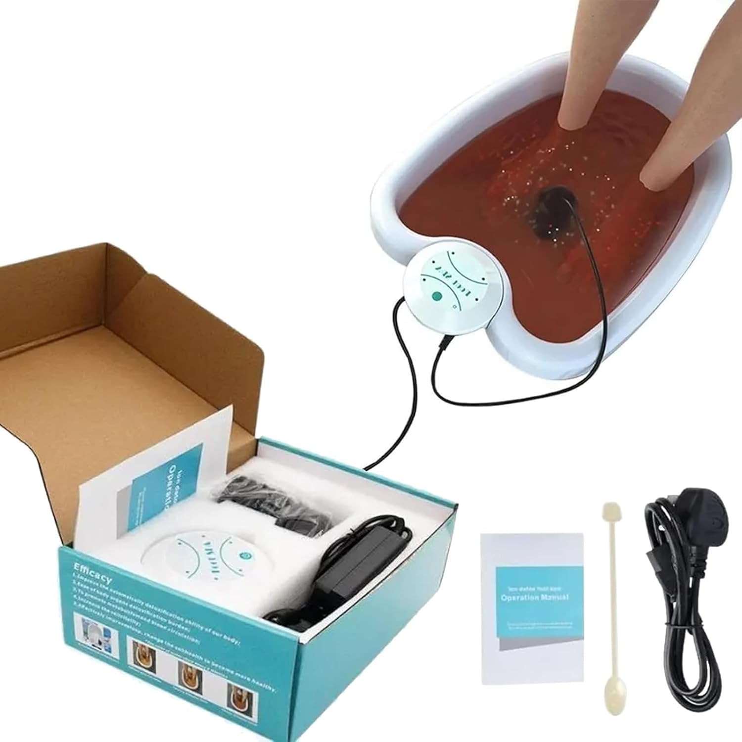 Ionic Foot Cleanse Ion Detox Foot Bath Machine. Foot Detox Spa Ion ...