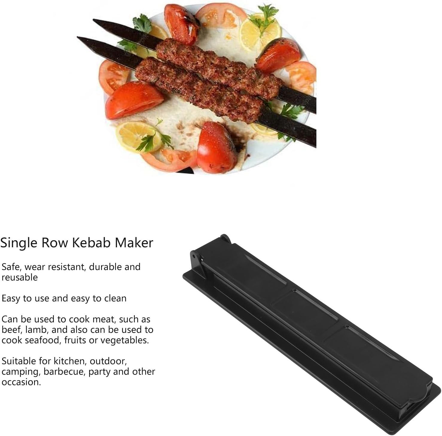 Máquina de kebab, prensa de pinchos de plástico y molde manual para ...