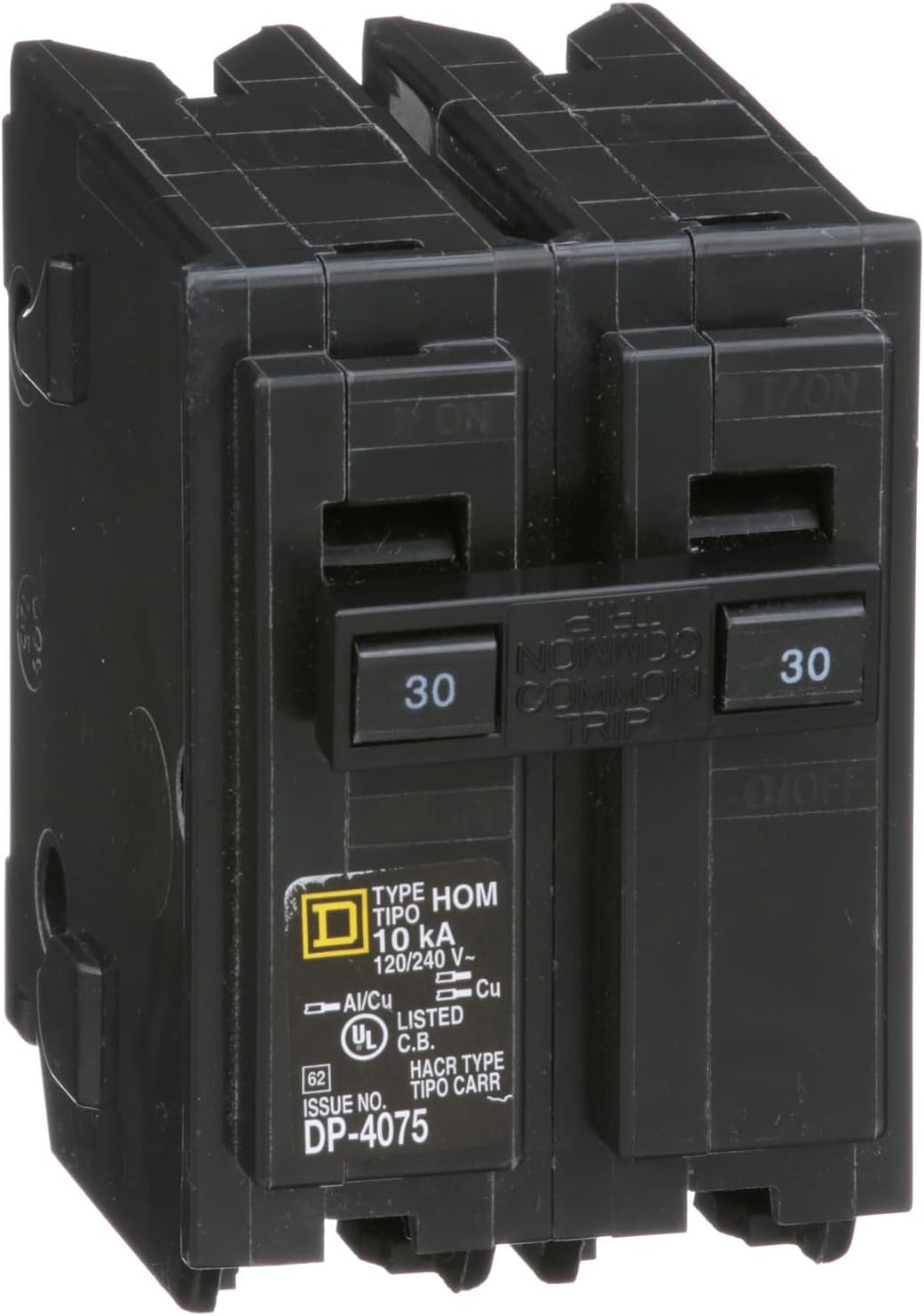 Your One Source HOM230CP 30-Amp Weatherproof Plug-On Circuit Breaker ...