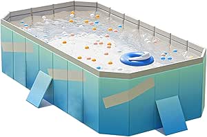 Amazon.com: Foldable Swimming Pool, Foldable Pool for Kids and Adults ...