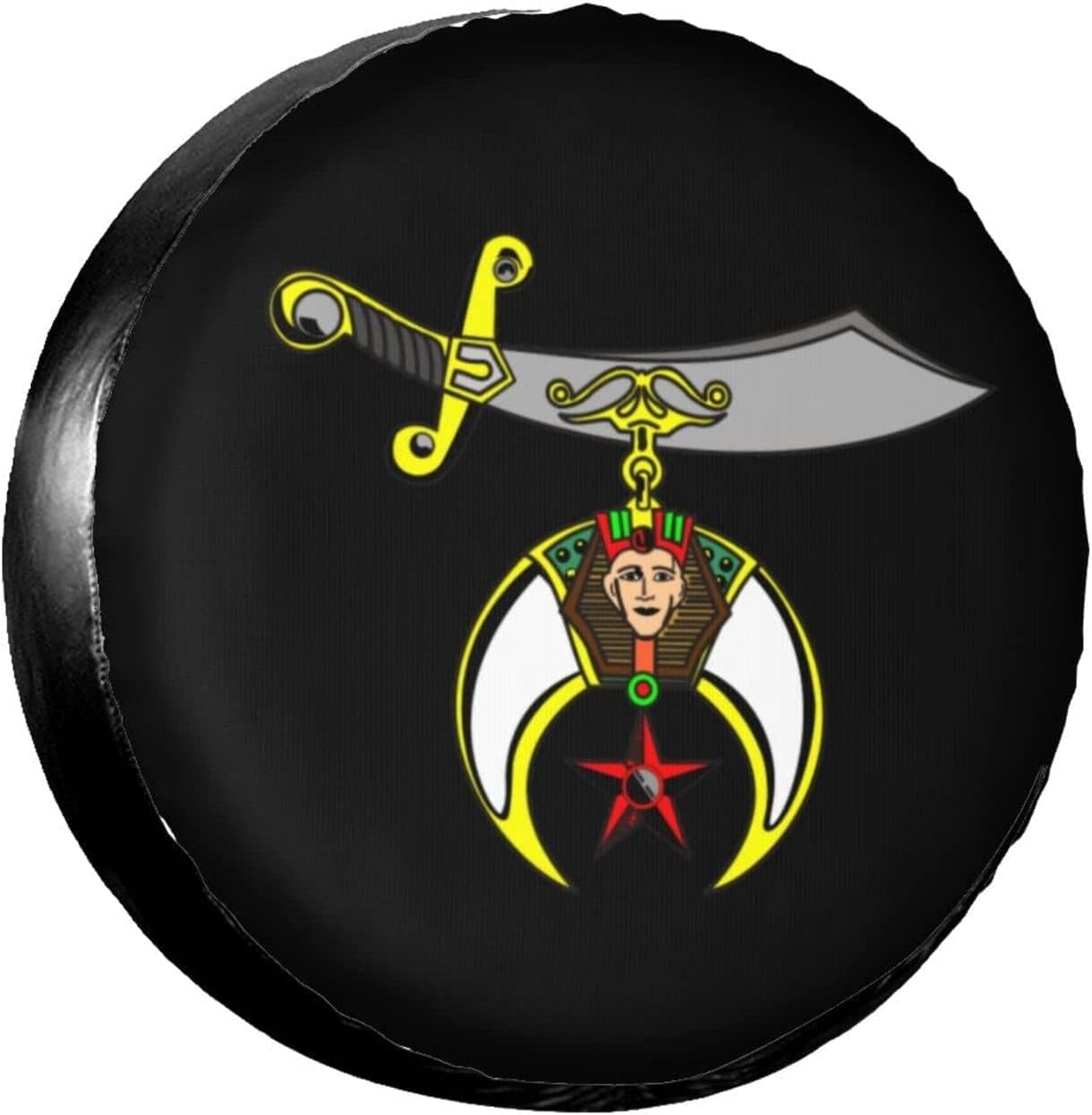 Amazon.com: Tire Wheel Covers Masonic Shriner Rv tire Covers Waterproof ...
