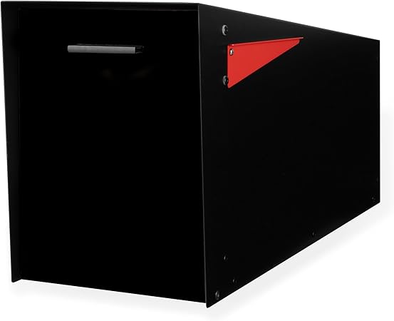 Amazon.com: Ilyapa Modern Angle Design Post Mount Modern Mailbox ...