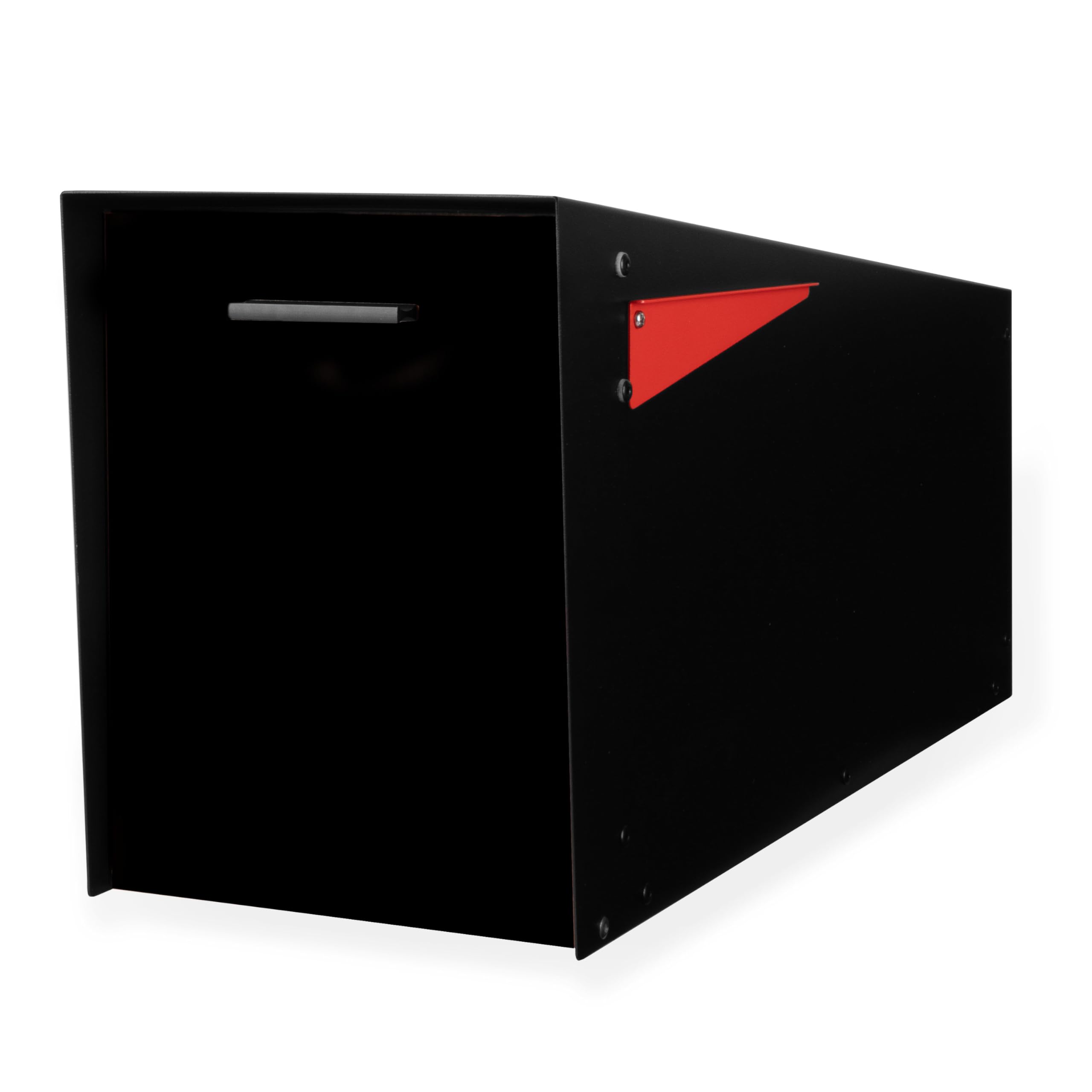 Amazon.com: Ilyapa Modern Angle Design Post Mount Modern Mailbox ...